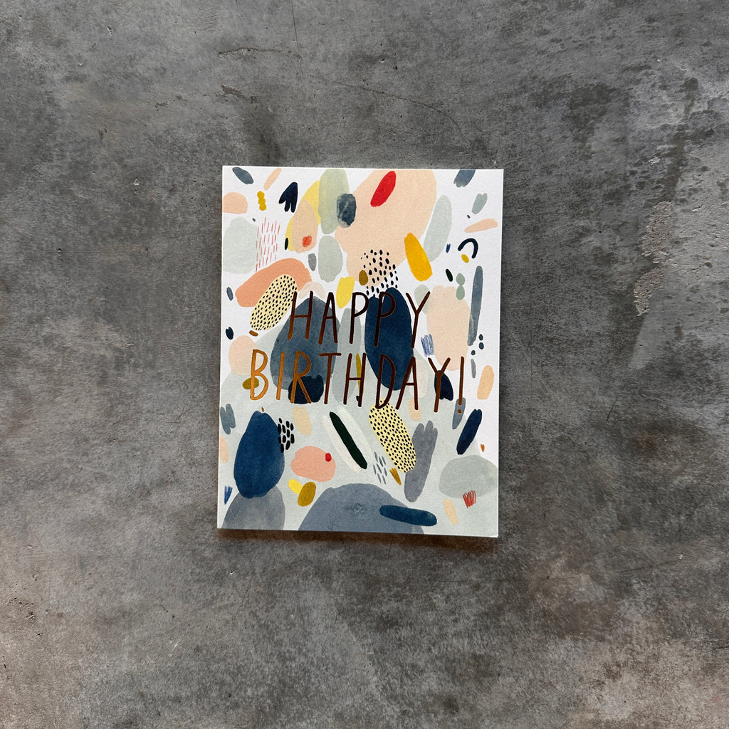 Red Cap Cards - Abstract Birthday Card - Duet – Shop Duet