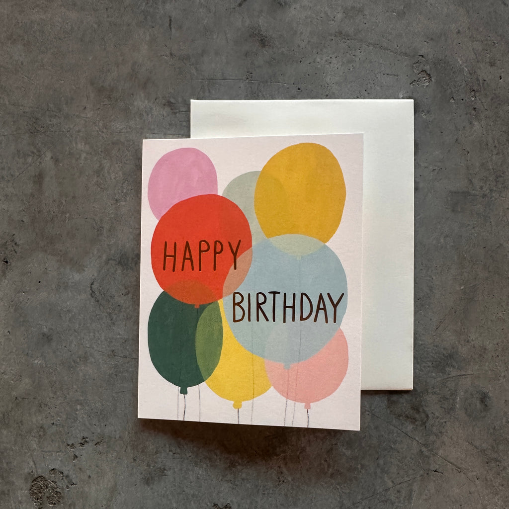 Red Cap Cards - Happy Birthday Balloons Birthday Card - Duet – Shop Duet